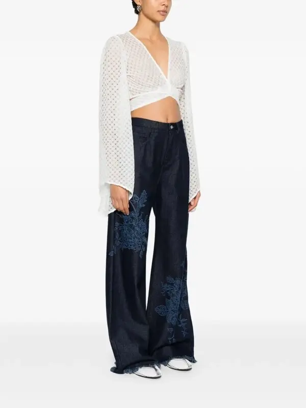 Missoni White Viscose Wrap Top
