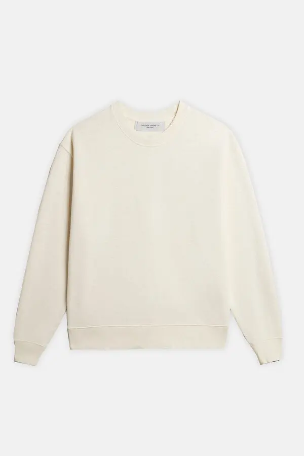GOLDEN GOOSE Boxy Sweatshirt With Logo Patch - Multicolor