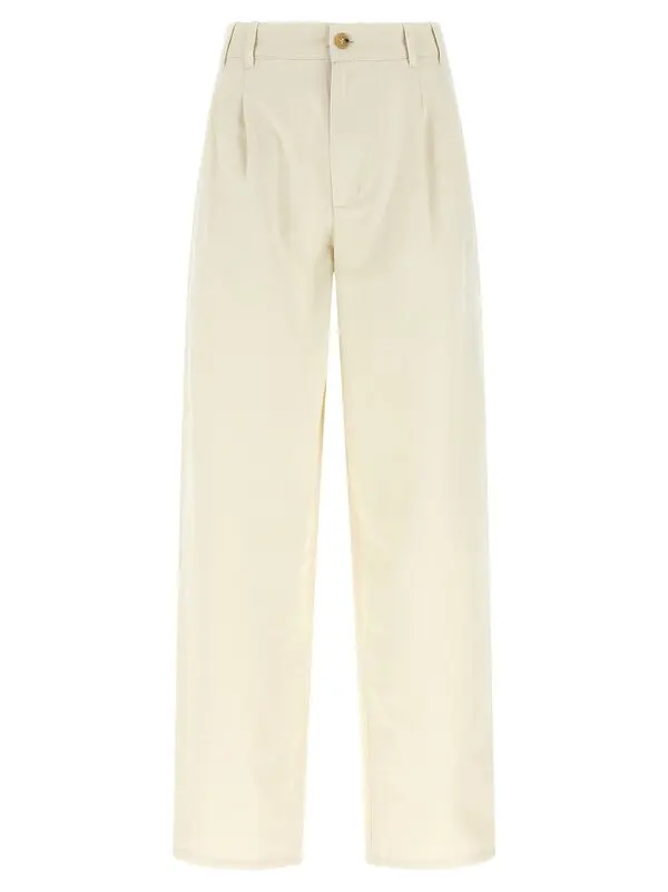 A.p.c. Willow Cotton Pants - Cream