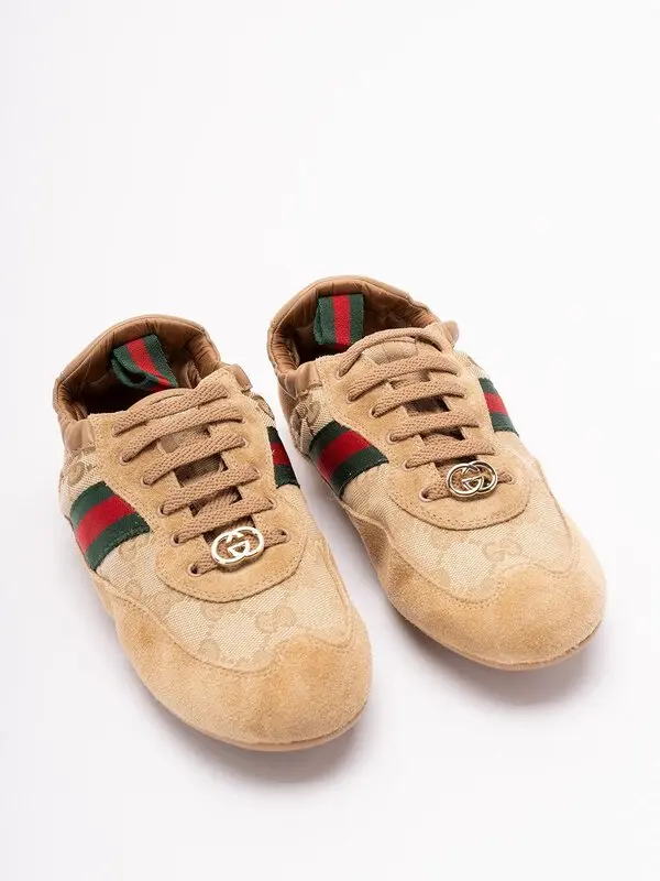 Gucci Calf Leather Sneakers - Multicolor
