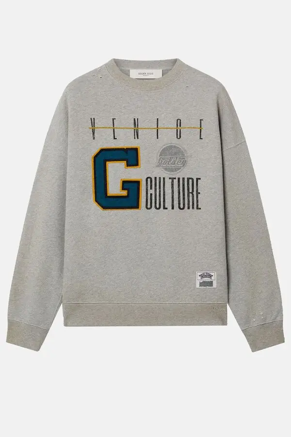 GOLDEN GOOSE Crewneck Sweatshirt With Front Print