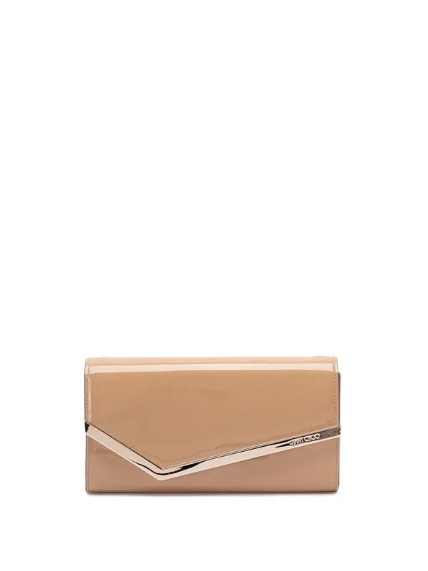 JIMMY CHOO Emmie Patchwork Chain Strap Clutch