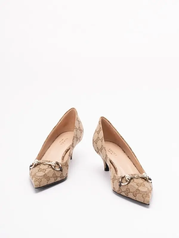 Gucci Pumps With Horsebit Detail - Multicolor