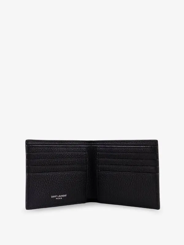 Saint Laurent Tiny Hammered Leather Wallet - Multicolor