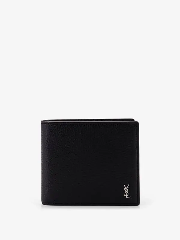 Saint Laurent Tiny Hammered Leather Wallet - Multicolor