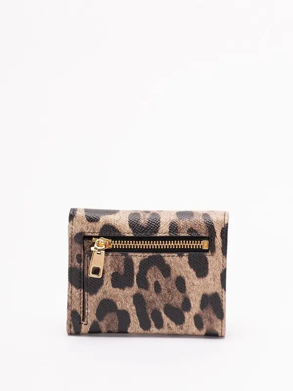 Dolce & Gabbana Leopard Print Wallet