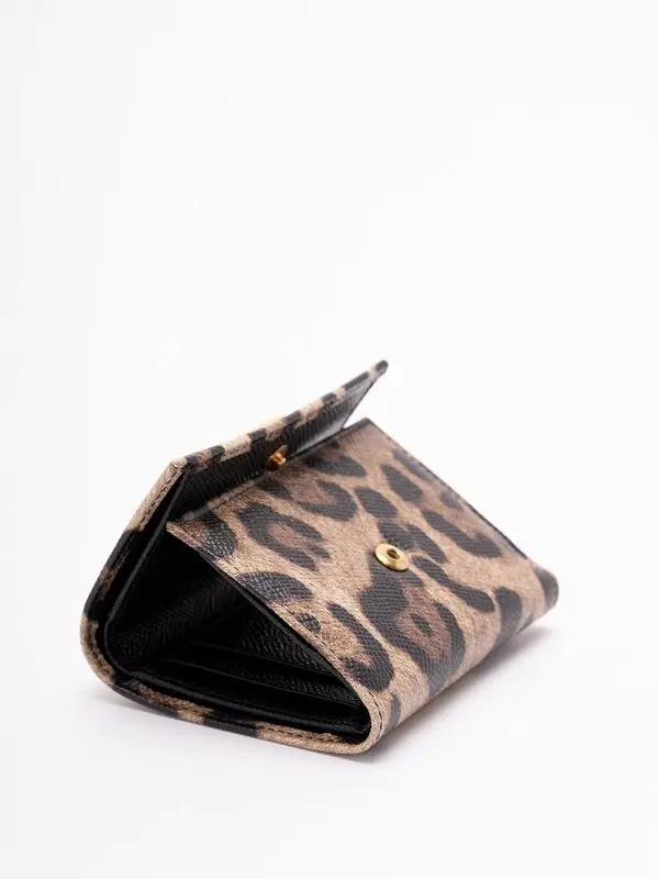 Dolce & Gabbana Leopard Print Wallet
