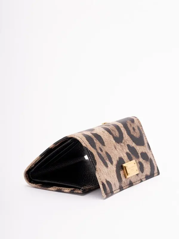 Dolce & Gabbana Leopard Print Wallet