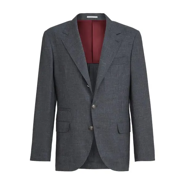 Brunello Cucinelli Deconstructed Blazer - Gray