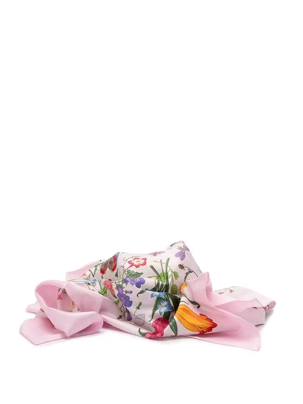 Gucci Printed Silk Foulard - Multicolor