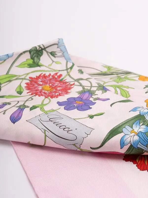 Gucci Printed Silk Foulard