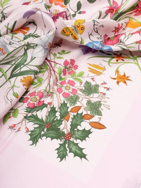 Gucci Printed Silk Foulard