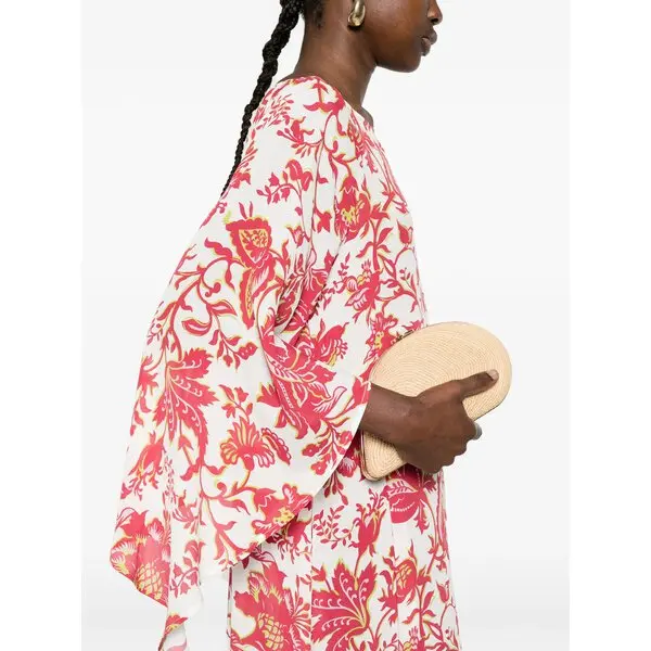 Etro Floral Print Viscose Beach Dress