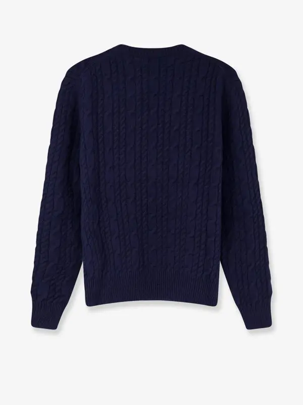 Dior Cable-knit Cashmere Crew Neck Sweater - Multicolor