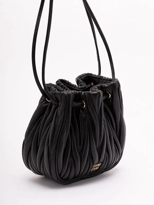 Miu Miu Matelassé Nappa Leather Pouch