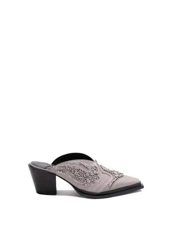 JIMMY CHOO Cece Mule Ii 60 Embellished Mules - Multicolor