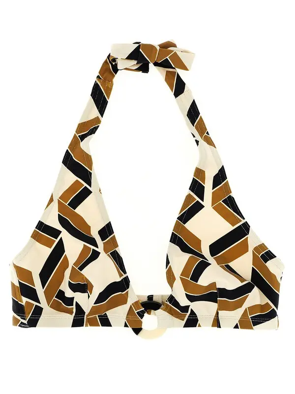 ERES Dimension Bikini Top With Seventies Print - Multicolor