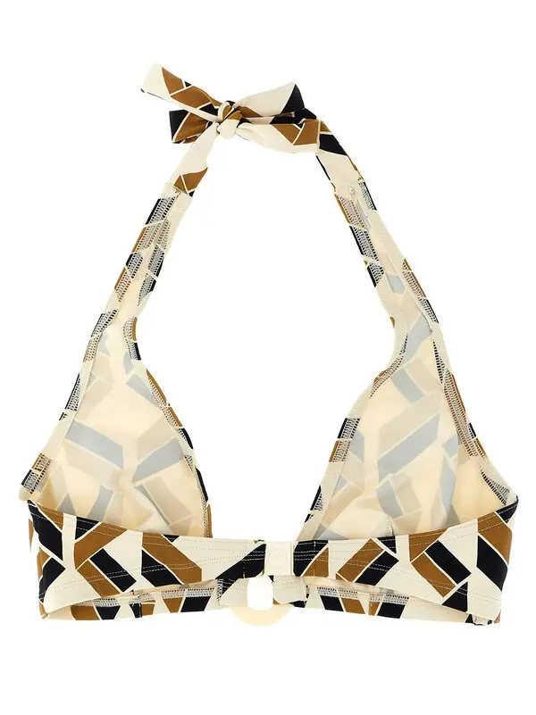 ERES Dimension Bikini Top With Seventies Print