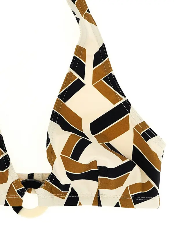 ERES Dimension Bikini Top With Seventies Print