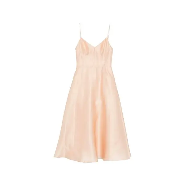 Alberta Ferretti Silk A-line Dress