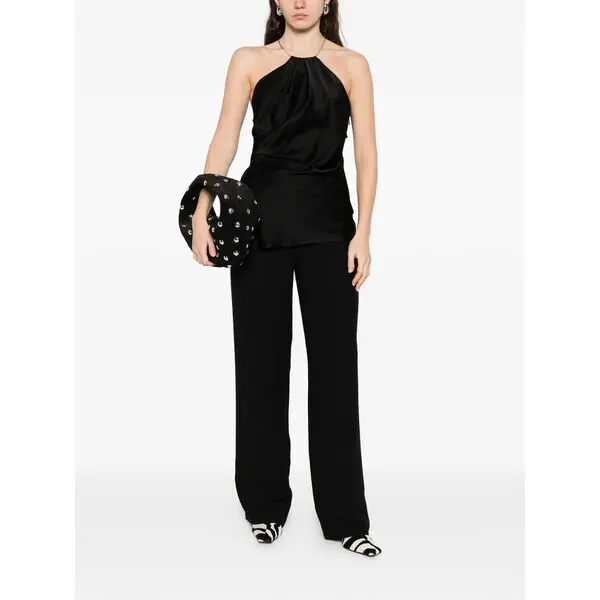 Victoria Beckham Halterneck Draped Top