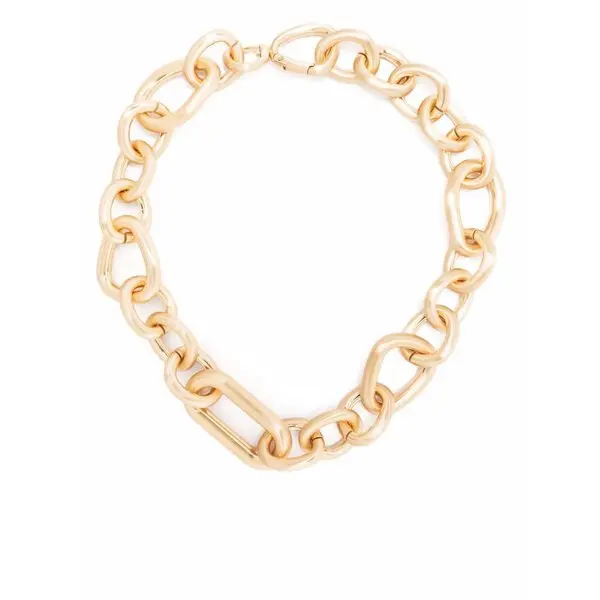 Cult Gaia Metallic Chain Necklace - Silver