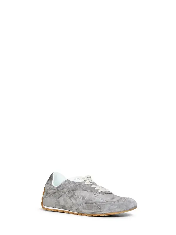 Bottega Veneta Basalt Suede Orbit Flash Sneakers - Multicolor