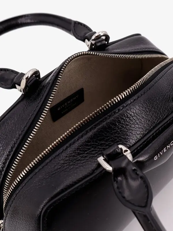 Givenchy Antigona Mini Leather Shoulder Bag - Black