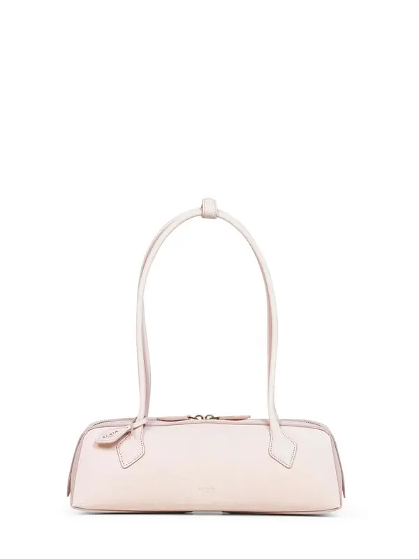 Alaïa Powder Pink B Rule Le Teckel Medium Shoulder Bag