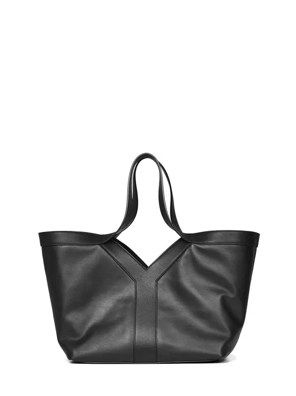 Saint Laurent Y Tote Bag In Leather - Multicolor