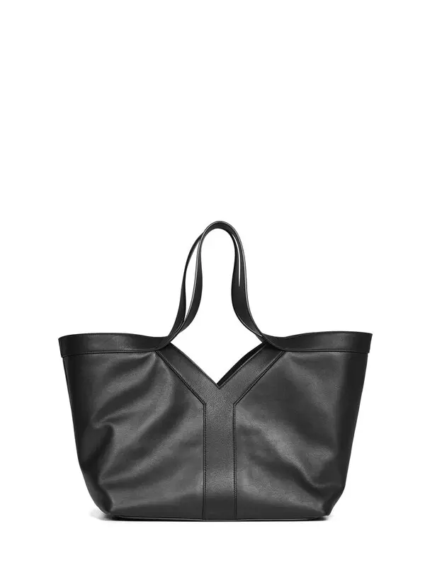Saint Laurent Y Tote Bag In Leather - Multicolor