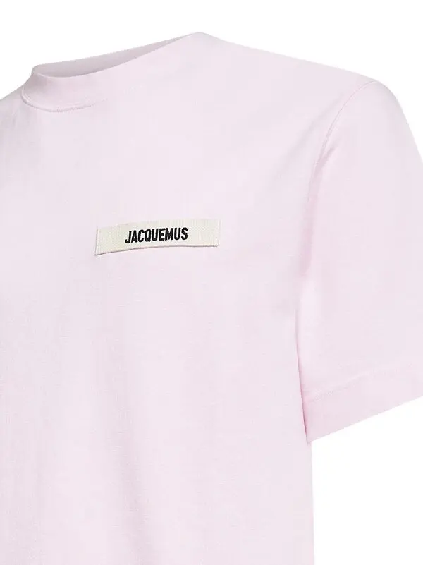 Jacquemus Pink The Gros Grain T-shirt - Multicolor