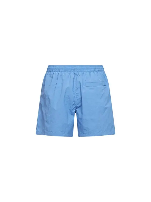 Burberry Nylon Swim Shorts With Archive Beige Check Trim - Multicolor