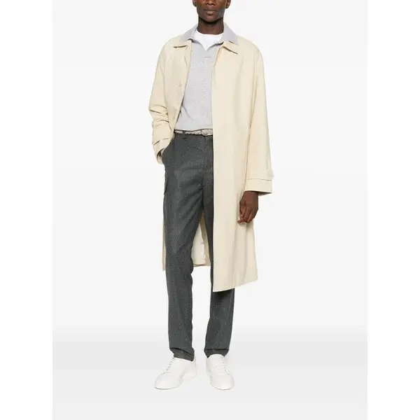 Brunello Cucinelli Ribbed Knit Half-zip Jumper - Gray
