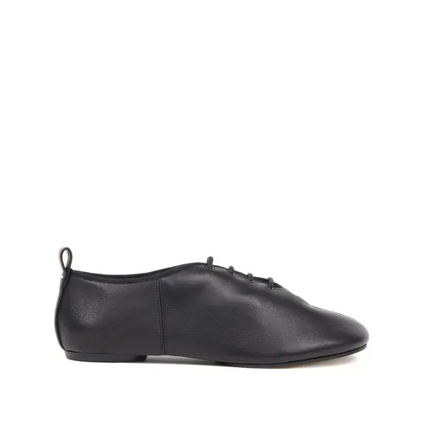 MAISON MARGIELA Lamb Skin Lace-up Split Toe Derbies - Black