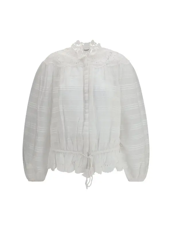 Isabel Marant Étoile Polly Embroidered Blouse - White