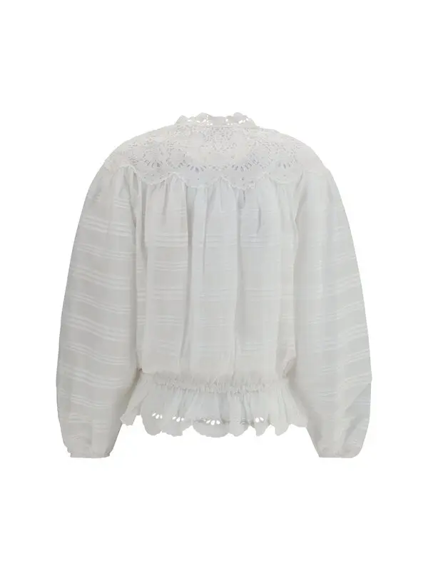 Isabel Marant Étoile Polly Embroidered Blouse - White