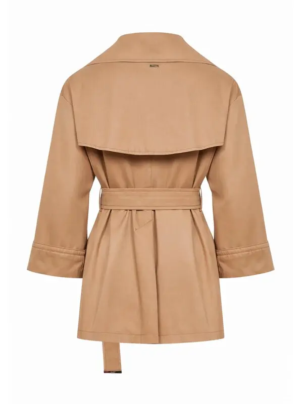 Herno Cotton Gabardine Belted Raincoat - Multicolor