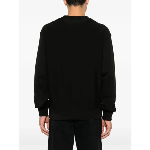 Kenzo Crewneck Sweatshirt With Logo Lettering - Black