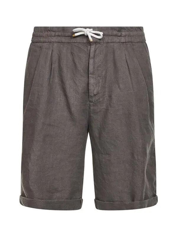 Brunello Cucinelli Linen Gabardine Bermuda Shorts