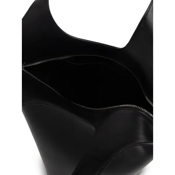 Attico Leather Tote Bag - Black