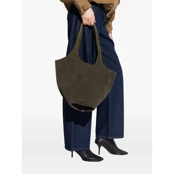 Attico Suede Tote Bag - Green