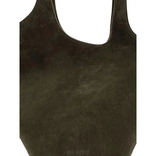 Attico Suede Tote Bag - Green