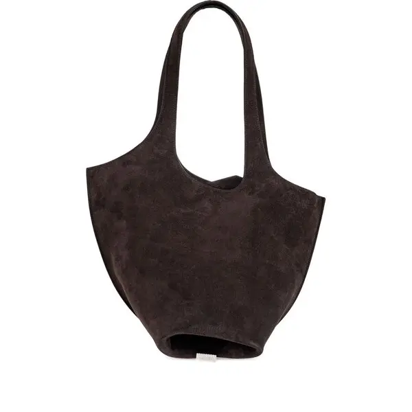 Attico Suede Shoulder Bag - Brown