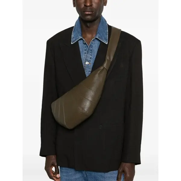 LEMAIRE Lemiare Grained Leather Croissant Shoulder Bag