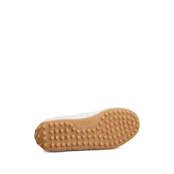 TOD'S Lace-up Paneled Sneakers - White