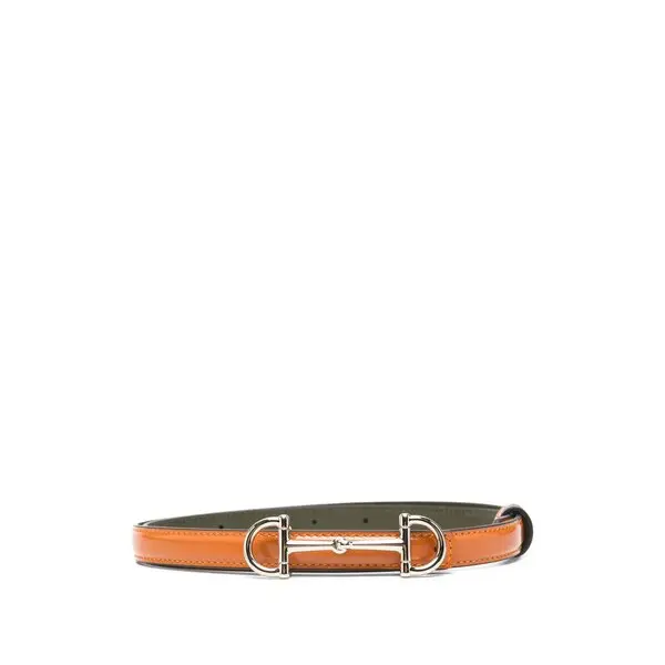 Gucci Horsebit Detail Belt - Brown
