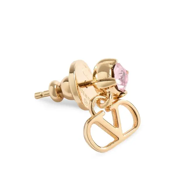Valentino Garavani Vlogo Signature Faux Pearl Drop Earrings - Gold