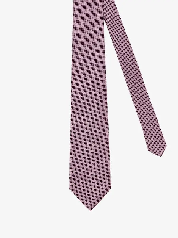 TOM FORD Silk Micro-pattern Neck Tie