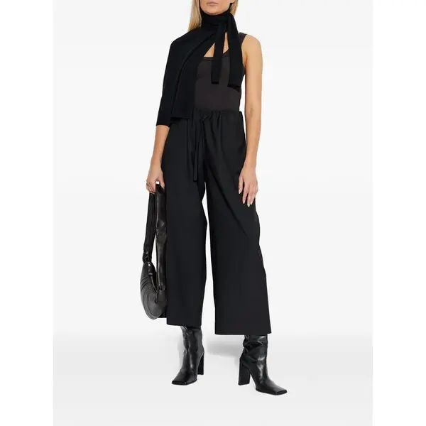 LEMAIRE Cotton Ribbed Tank Top - Black